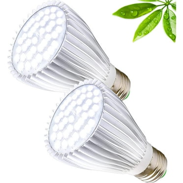 SANSI Indoor Growth Light Bulbs, 36W LED Full Spectrum Plant Lamp, E26 ...