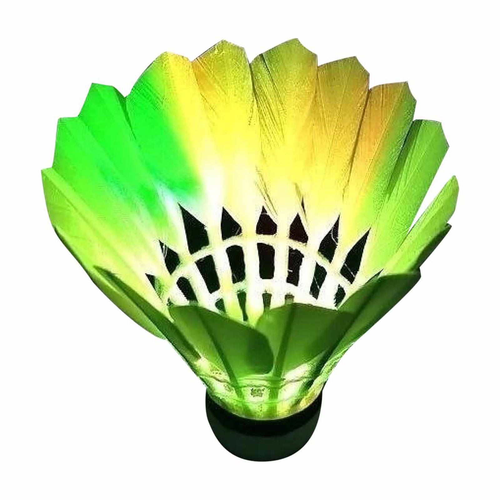4 Pack LED Shuttlecock Badminton Balls Set Dark Night Glow Birdies ...