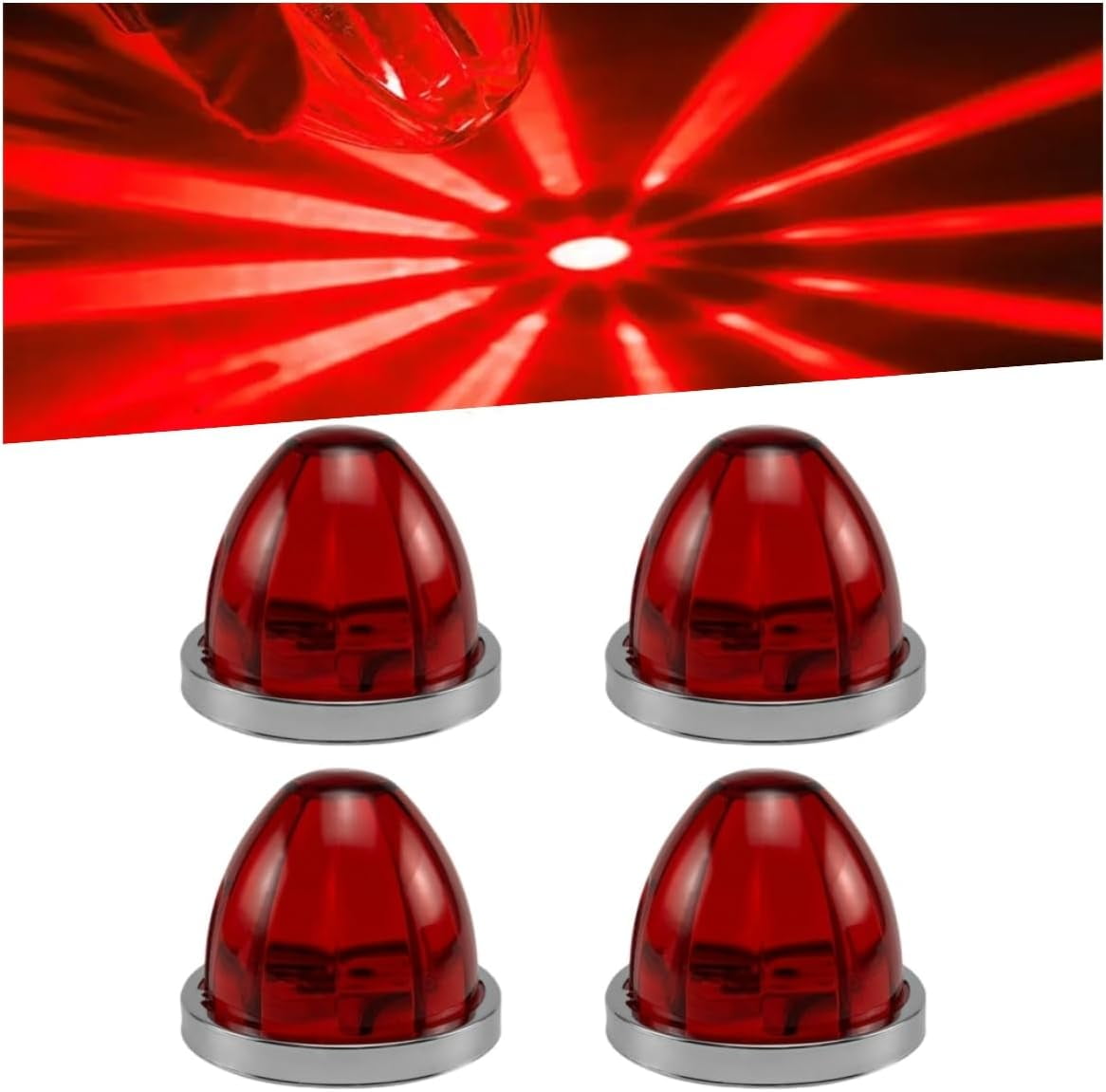 4 Pack LED Watermelon Lights for Semi Truck Exterior, Mini Water Melon ...