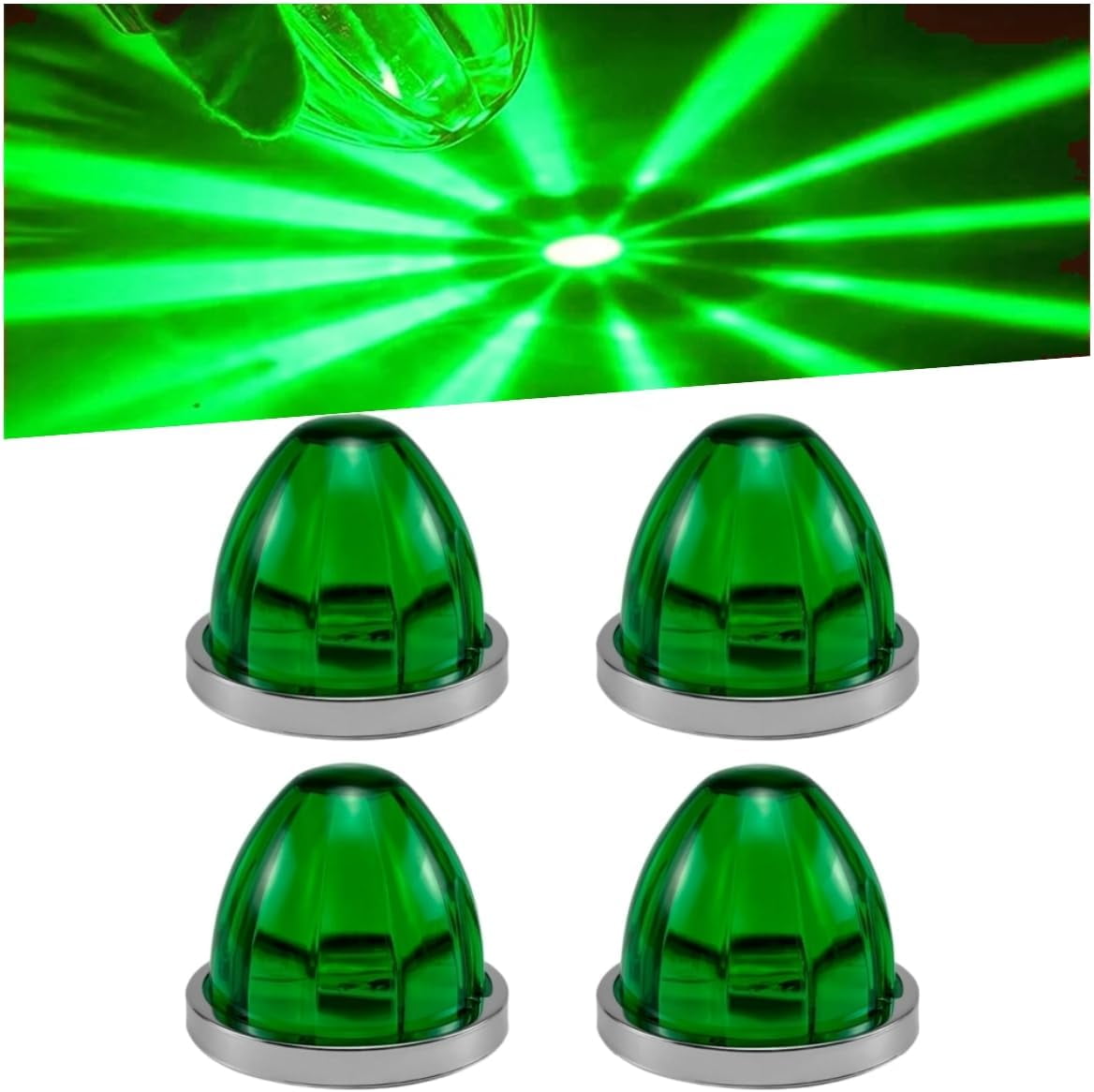 4 Pack LED Watermelon Lights for Semi Truck Exterior, Mini Water Melon ...