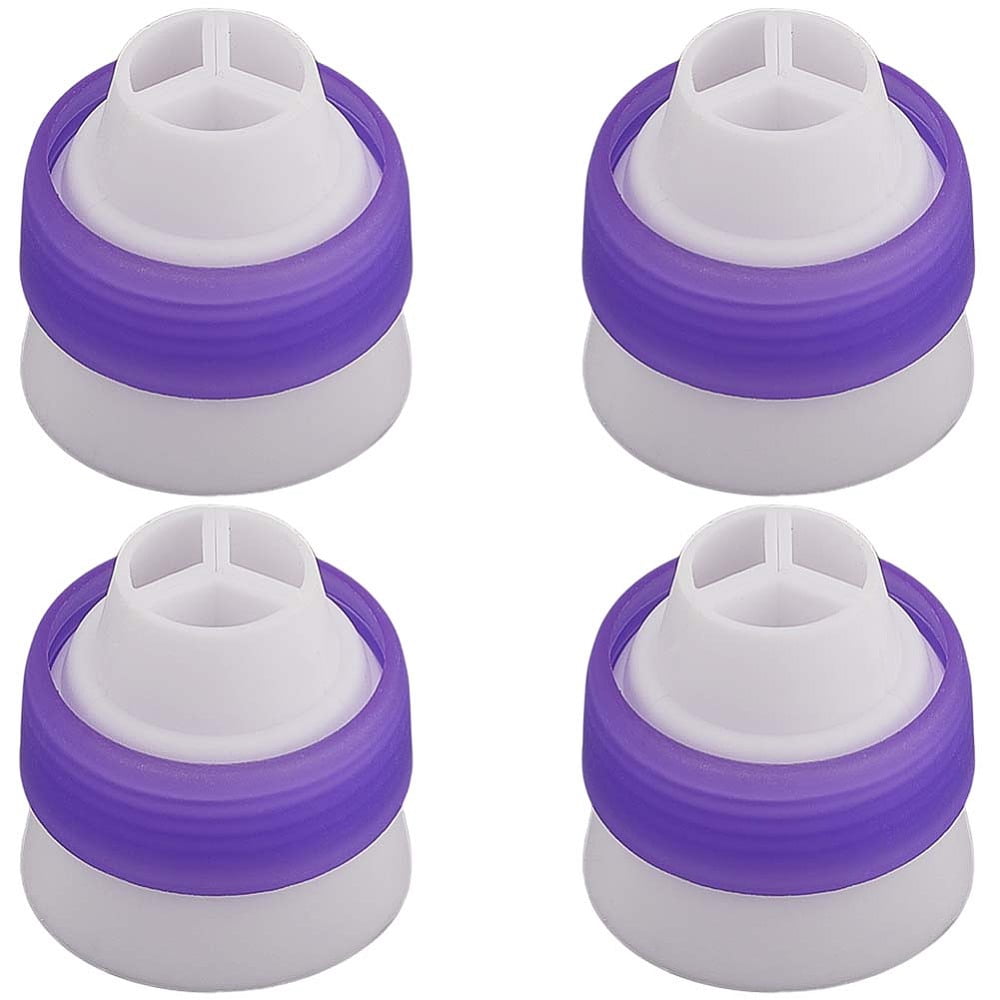 4 Pack Large Piping Bag Couplers Cake Decorating Tip Couplers 1.7 x 1.7 ...