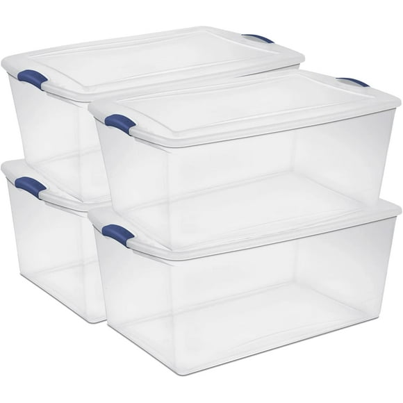 Clear Storage Bins in Plastic Storage Bins & Boxes - Walmart.com