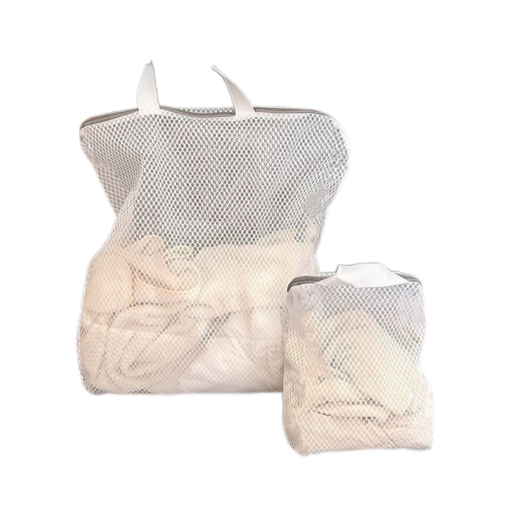 4 Pack Laundry Mesh Bags Fine Mesh Wash Bags with Zipper 4 Sizes XX ...