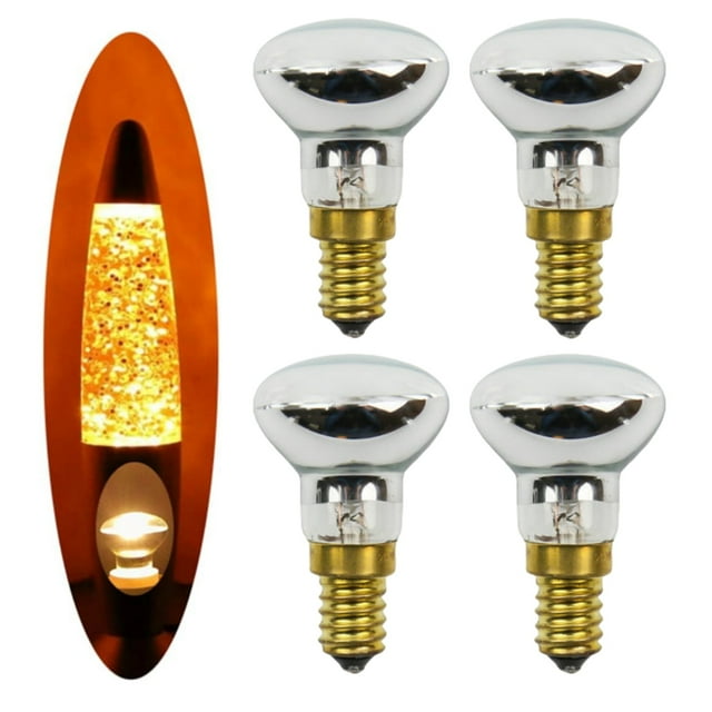 4 Pack Lava Lamp Bulb R39 E17 30W Reflector Bulbs for Bedroom and ...