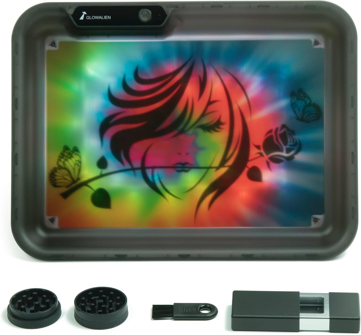 4-Pack Led Tray Set, Light Up Tray Accessories Kit, Neon Lighting Tray ...