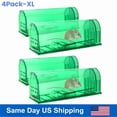 4-Pack Live Mouse Trap, Humane Catch & Release, No-Kill Design, Easy ...