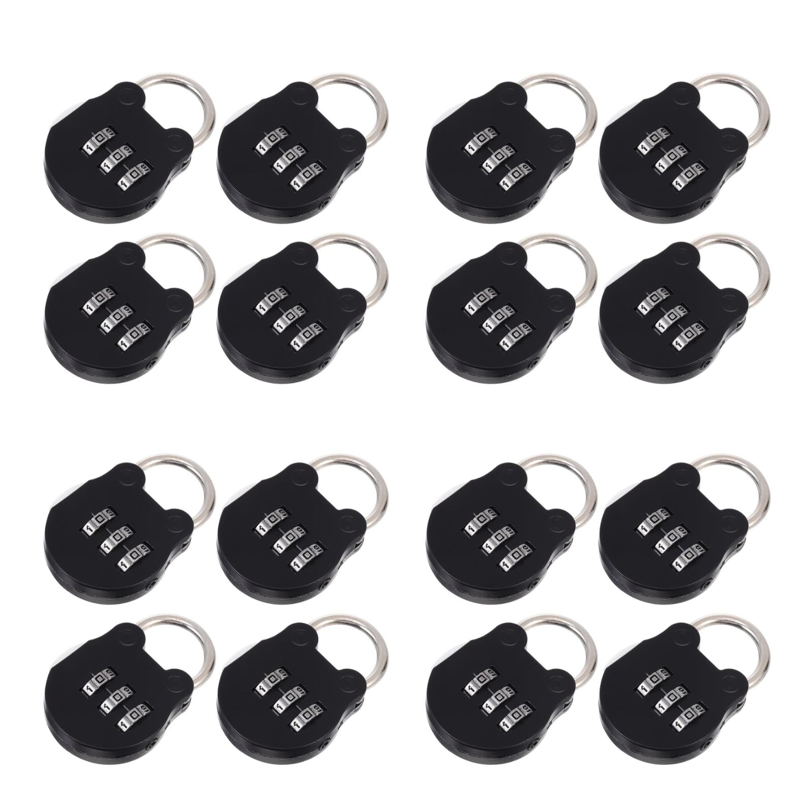 4 Pack Locker Suitcases Storage Cabinets Computer Bag Black - Walmart.com