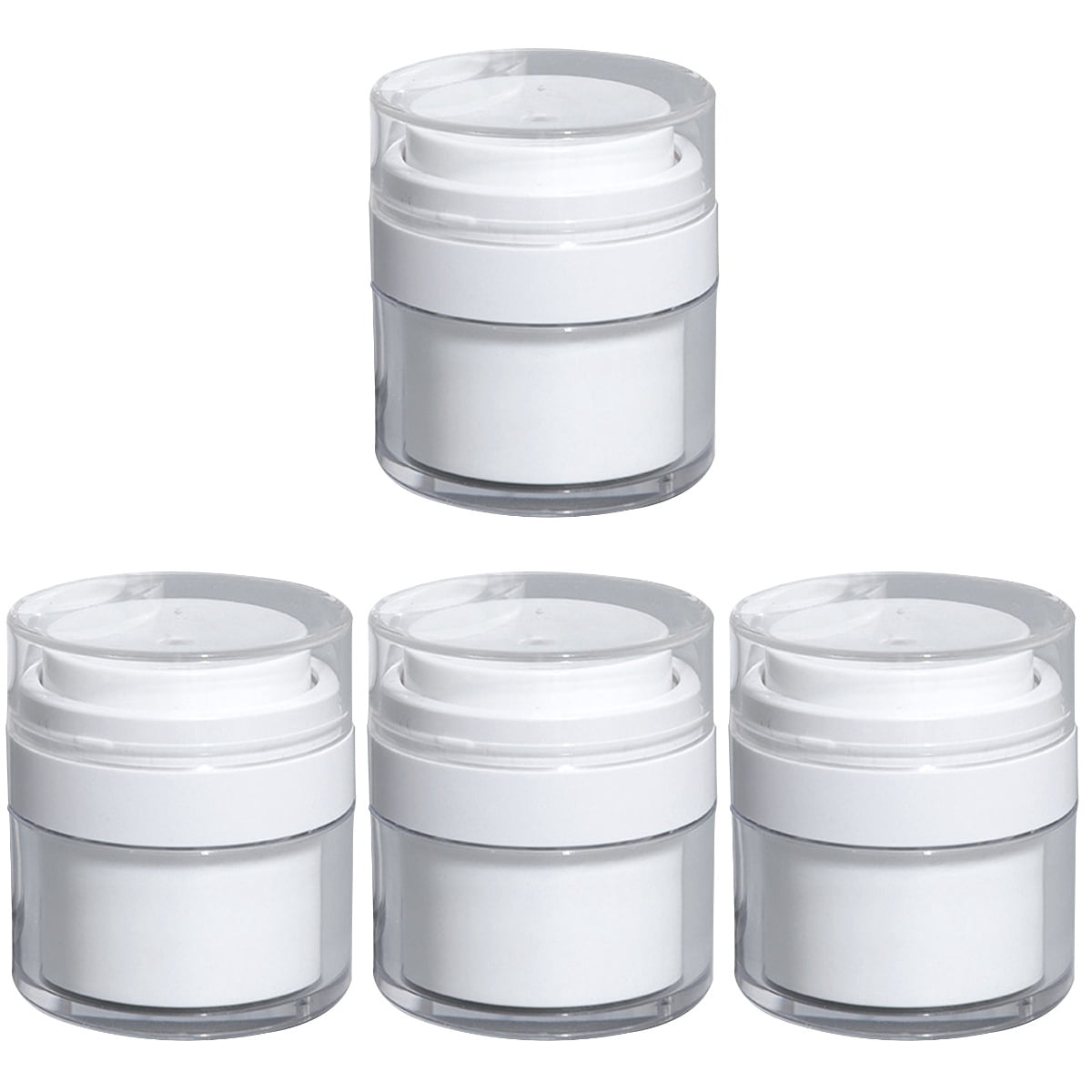 4 Pack Lotion Press Bottle Container Moisturizer Face Cream Plastic ...