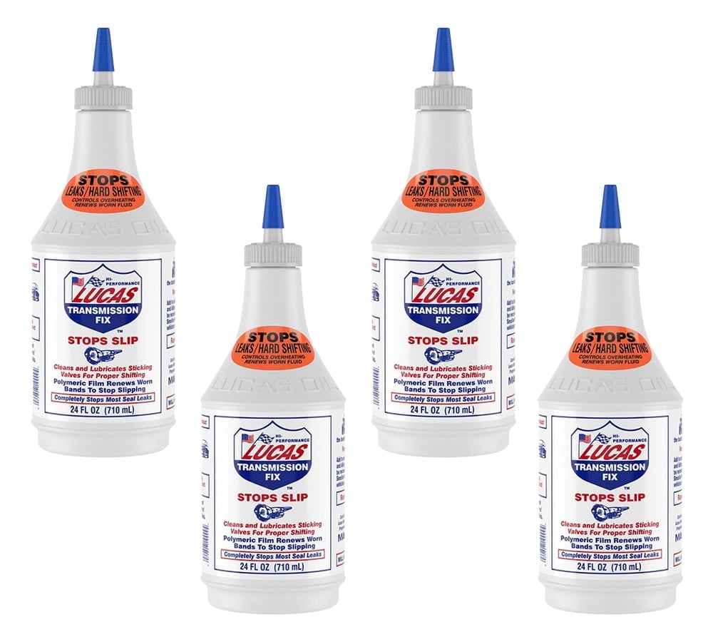 (4 Pack) Lucas Oil 10009 Transmission Fix - 24 Ounce - Walmart.com