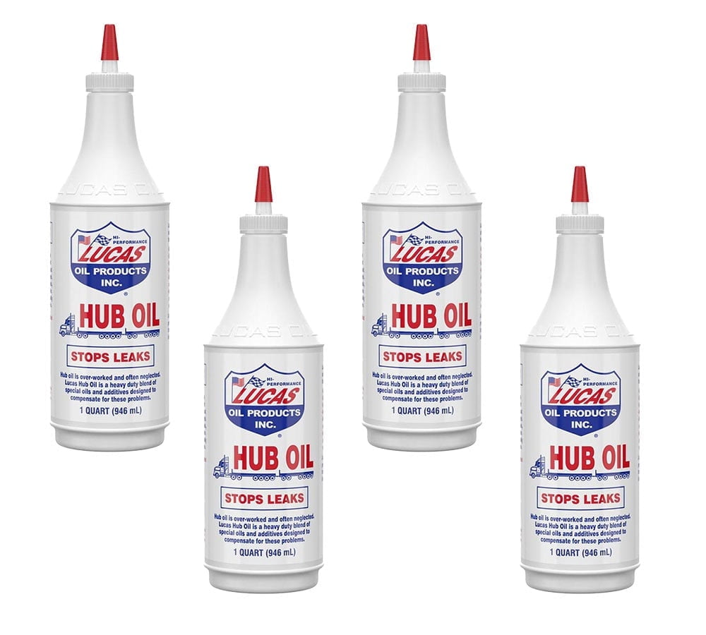 (4 Pack) Lucas Oil 10088 Hub Oil, 32 oz - Walmart.com