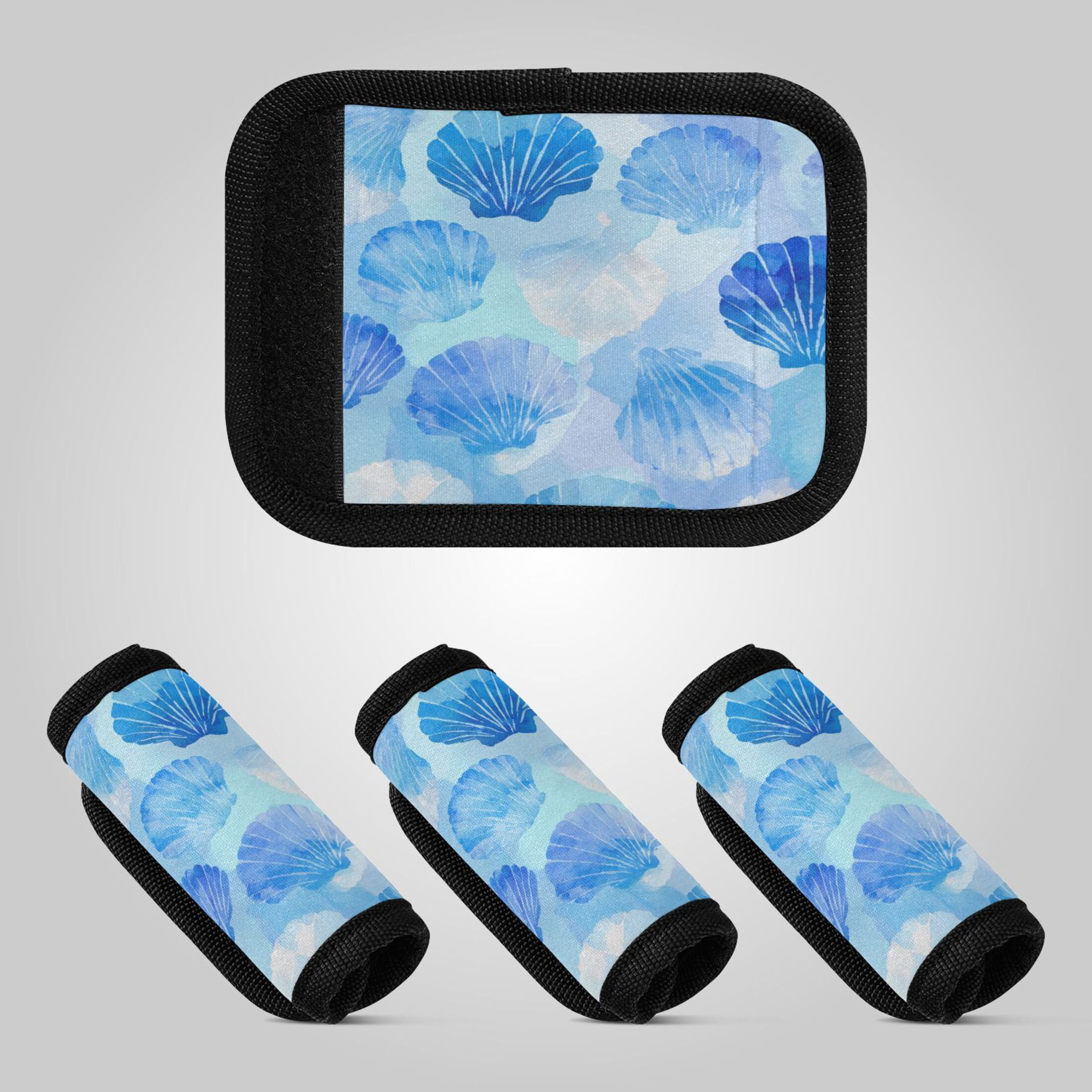4-Pack Luggage Handle Wrap for Suitcase Includes Back Information Card ...