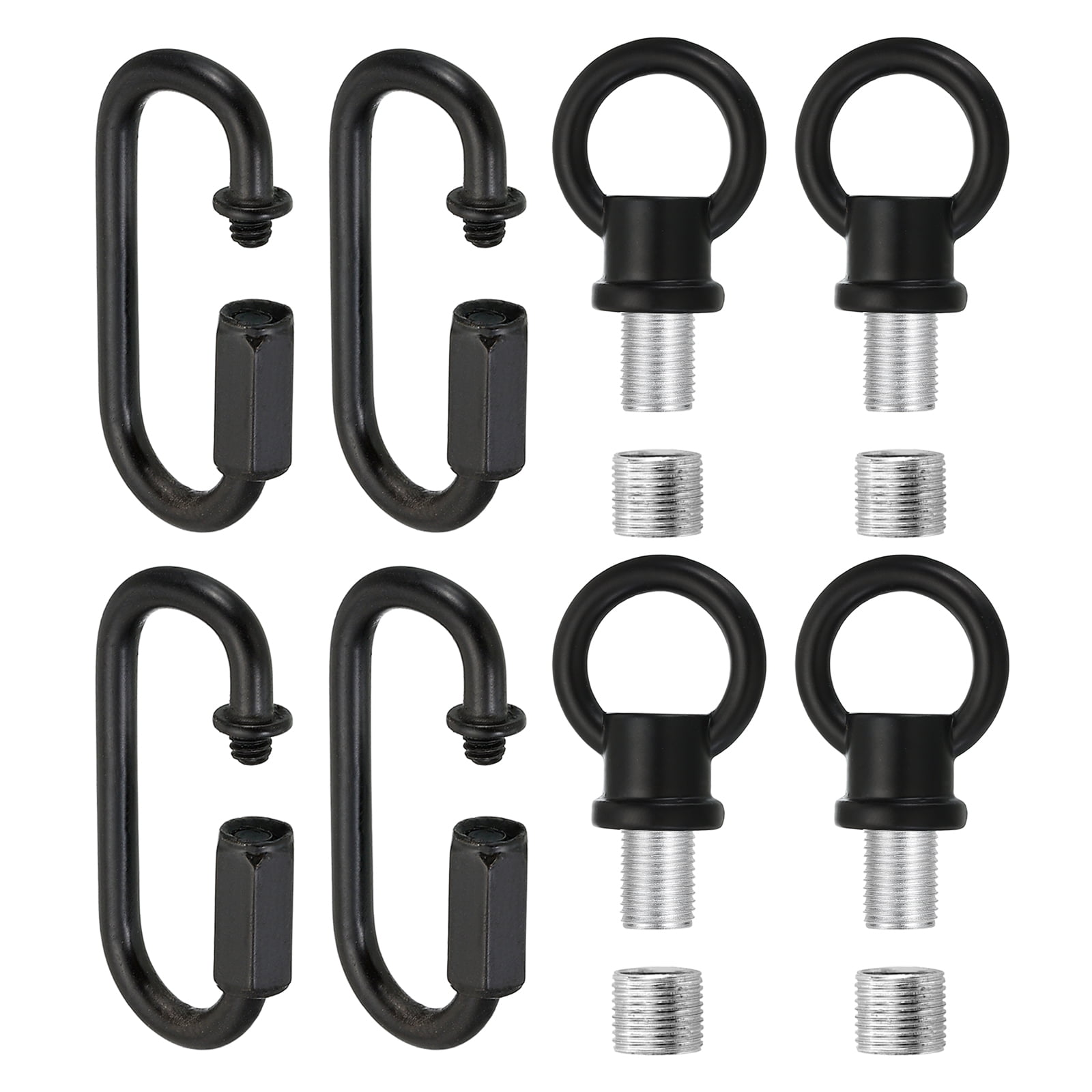4 Pack M10 Lifting Eye Nut Kit, Bolt Screw Ring, 44 lbs Black - Walmart.com