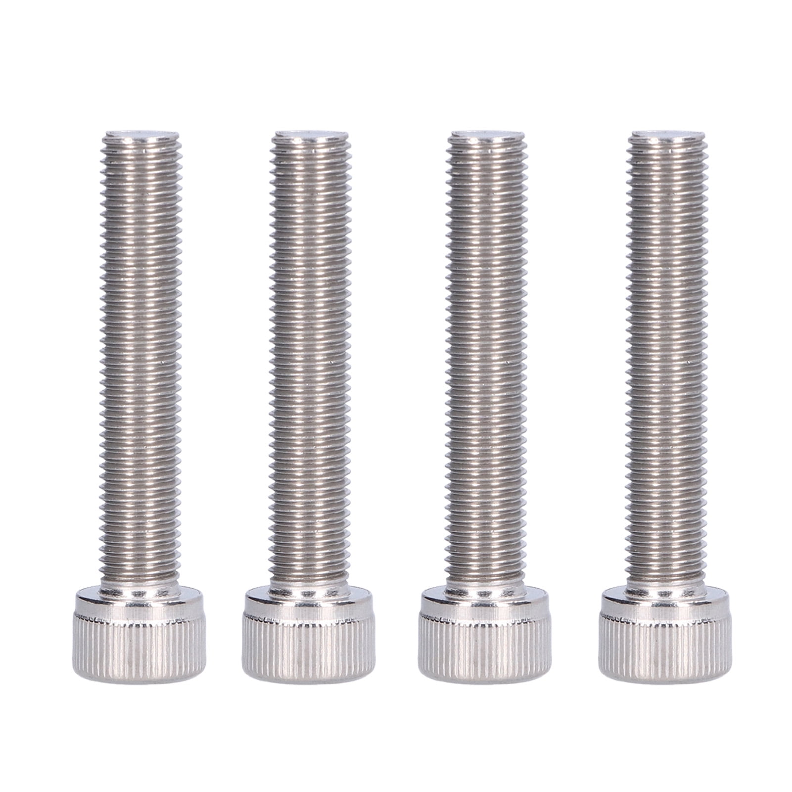 4-Pack M10x55 A2-70 Stainless Steel Hex Bolt Socket Cap Screws, 1.25mm ...