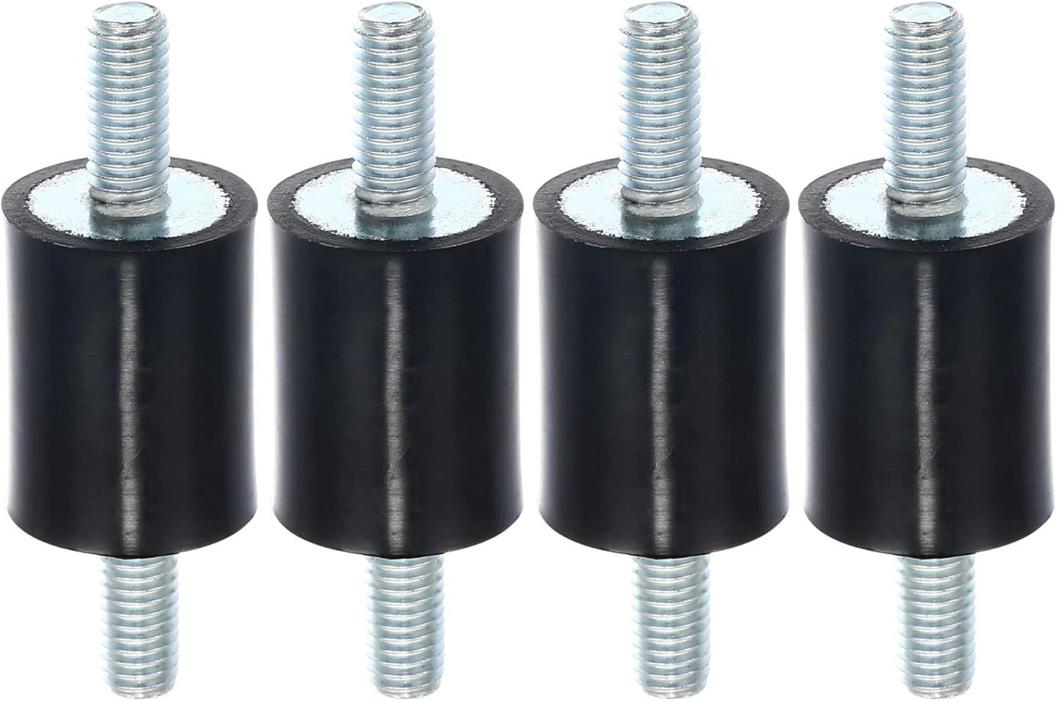 4-Pack M5 Rubber Vibration Isolator Mounts, Male/Male Shock Absorber ...
