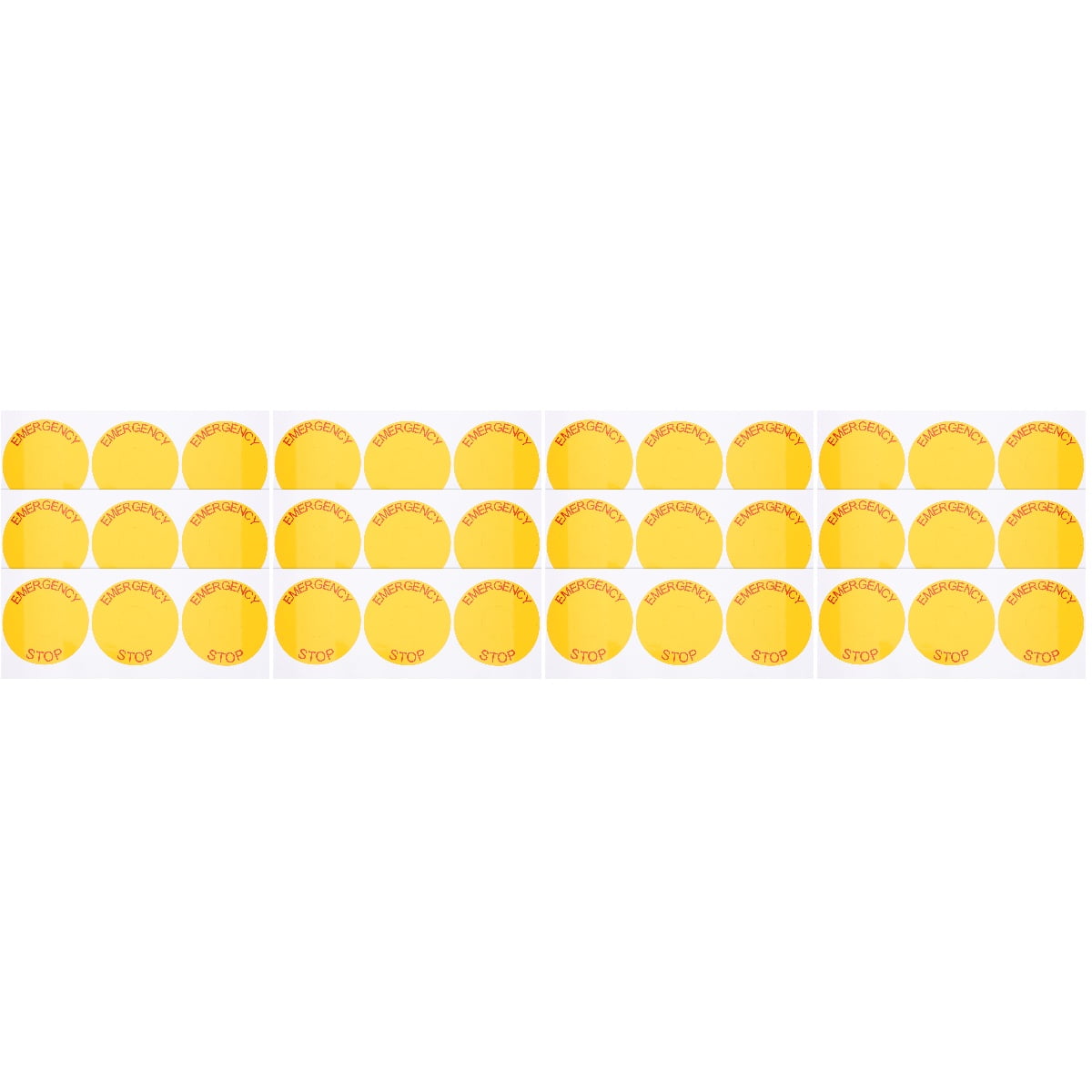 4 Pack Machinery Emergency Stop Stickers off Electrical Wire Strippers ...