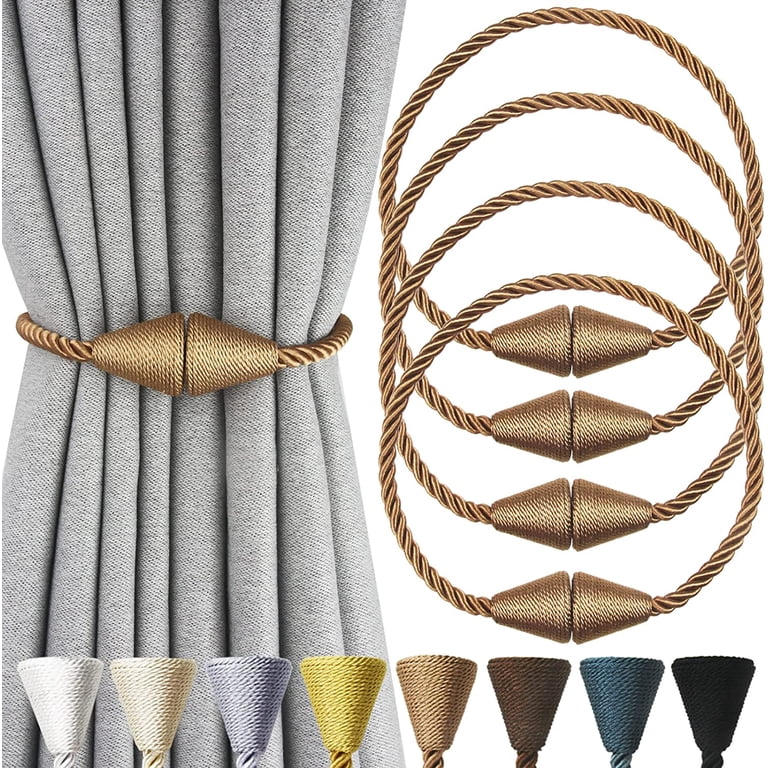 Curtain Rope Holdbacks Curtain Tie Backs | Tassel & Rope Tiebacks