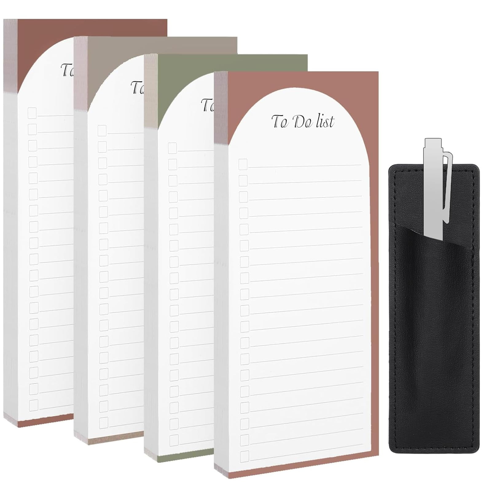 4 Pack Magnetic To Do List for Refrigerator with Pen Holder, Totally ...