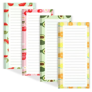 6-Pack Magnetic Notepads for Fridge - To-Do List, Grocery Memos ...