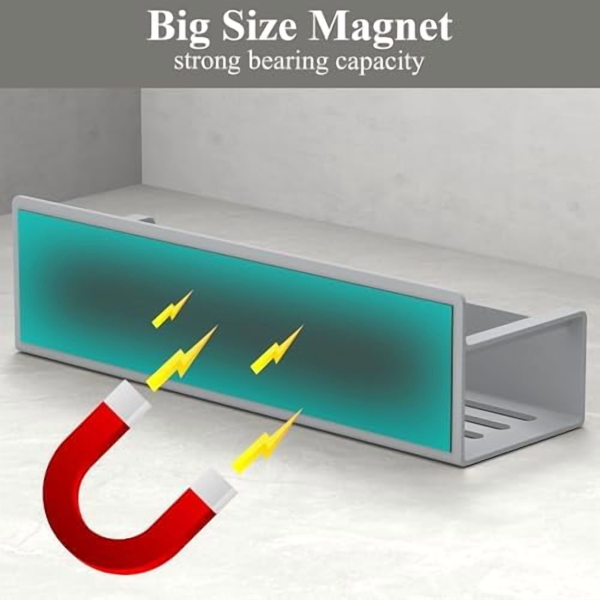 4 Pack Magnetic Spice Rack Organizer for Refrigerator and Oven, Light ...