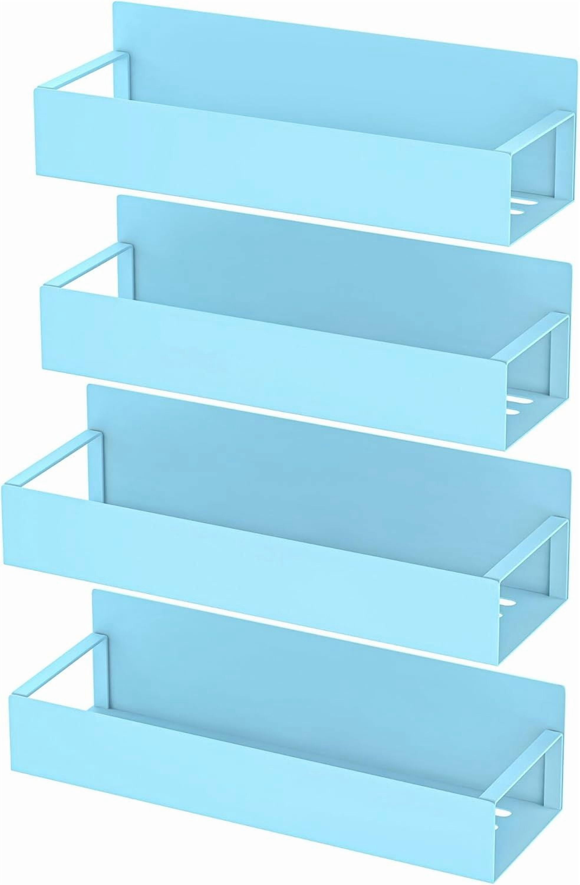 4 Pack Magnetic Spice Storage Rack Organizer for Refrigerator and Oven ...