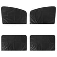 4 Pack Magnetic Tesla Model S Plaid Plus 2021 Sun Shades, Full Blackout ...