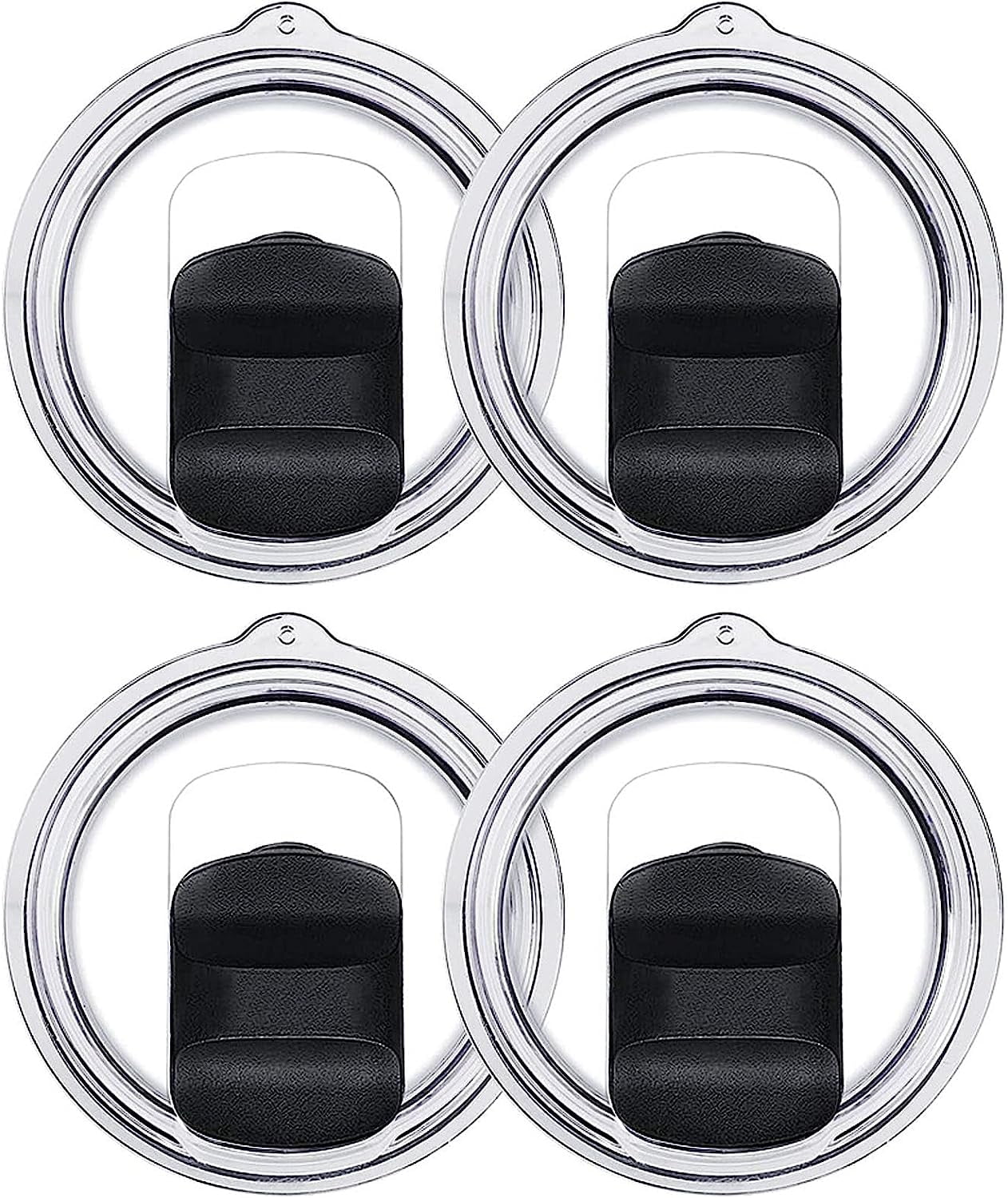 4 Pack Magnetic Tumbler Lids for Yeti Rambler 20oz with Magnetic Splash ...
