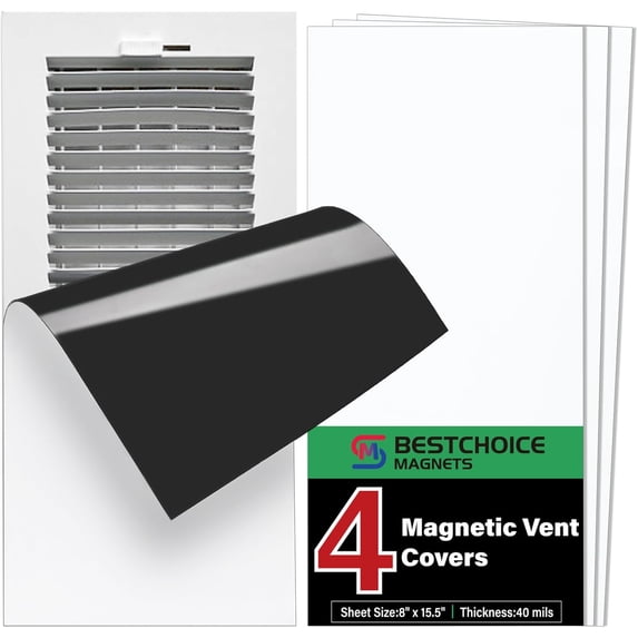 4 Pack Magnetic Vent Covers, Strong Vent Covers 8x15.5inch High ...