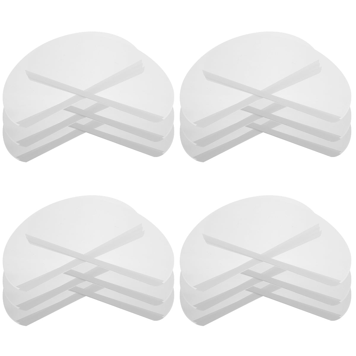 4 Pack Masks Hair Cutting Transparent Hairdressing Facial Haircut Face ...