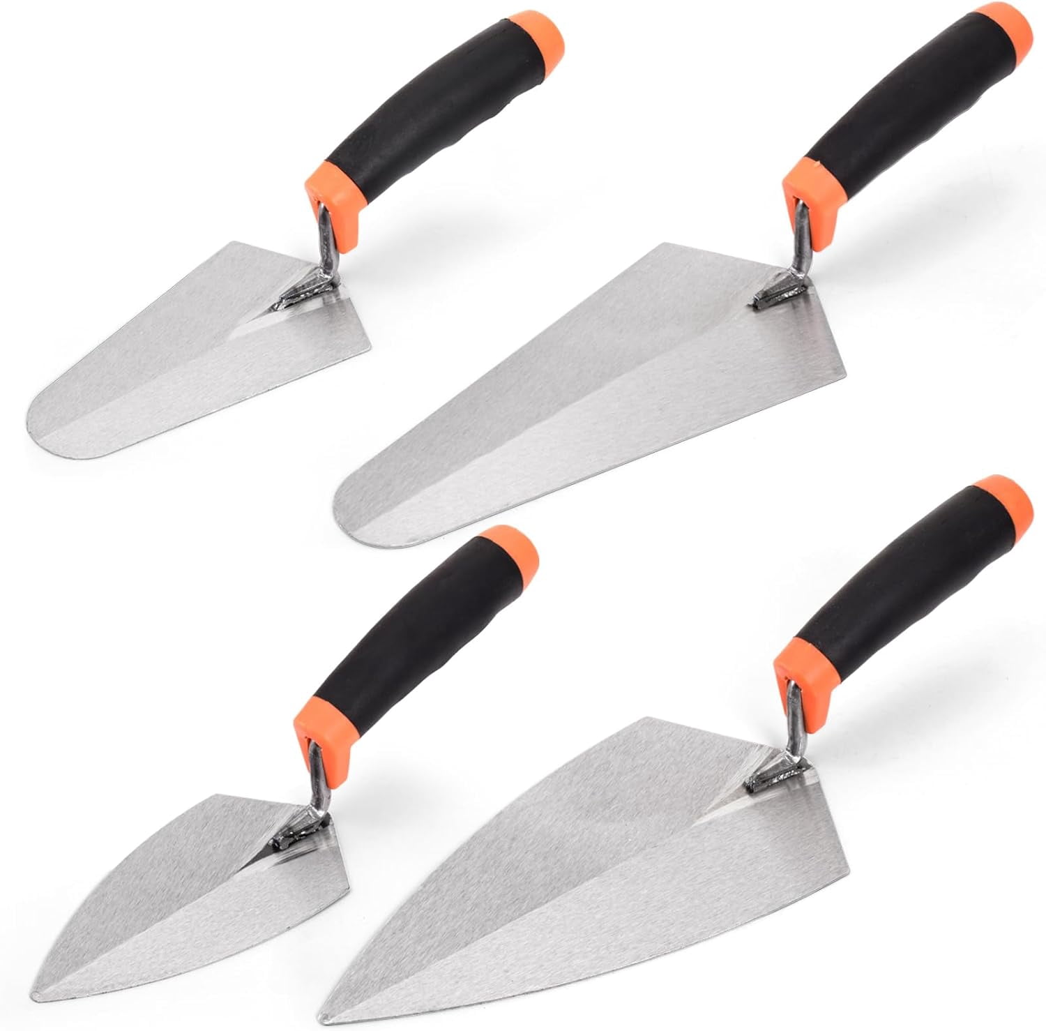4 Pack Masonry Hand Tool Set Pointing Trowel Gauging Trowel Set with ...