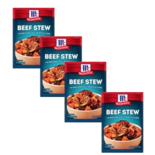 ( 4 Pack ) McCormick Classic Beef Stew Seasoning Mix Packet, 1.5 Oz ...