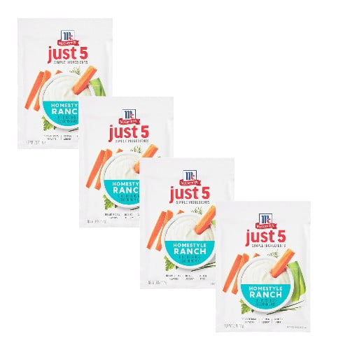 ( 4 Pack ) McCormick Just 5 Simple Ingredients Homestyle Ranch Dip ...