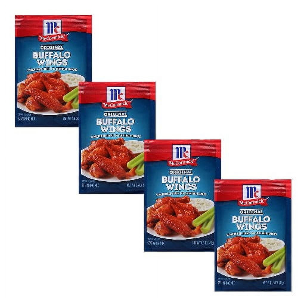 ( 4 Pack ) McCormick Original Buffalo Wings Seasoning Mix - 1.6oz ...