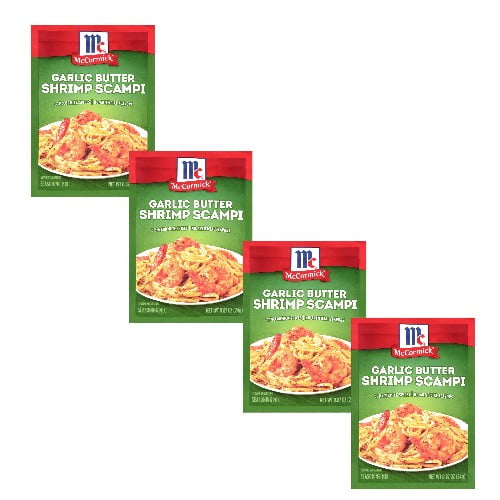 ( 4 Pack ) McCormick Seasoning Mix, Garlic Butter Shrimp Scampi 0.87 Oz ...