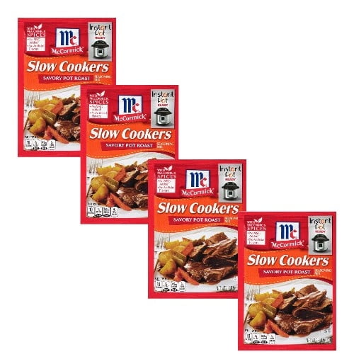 ( 4 Pack ) McCormick Slow Cooker Savory Pot Roast Seasoning Mix, 1.3 Oz ...