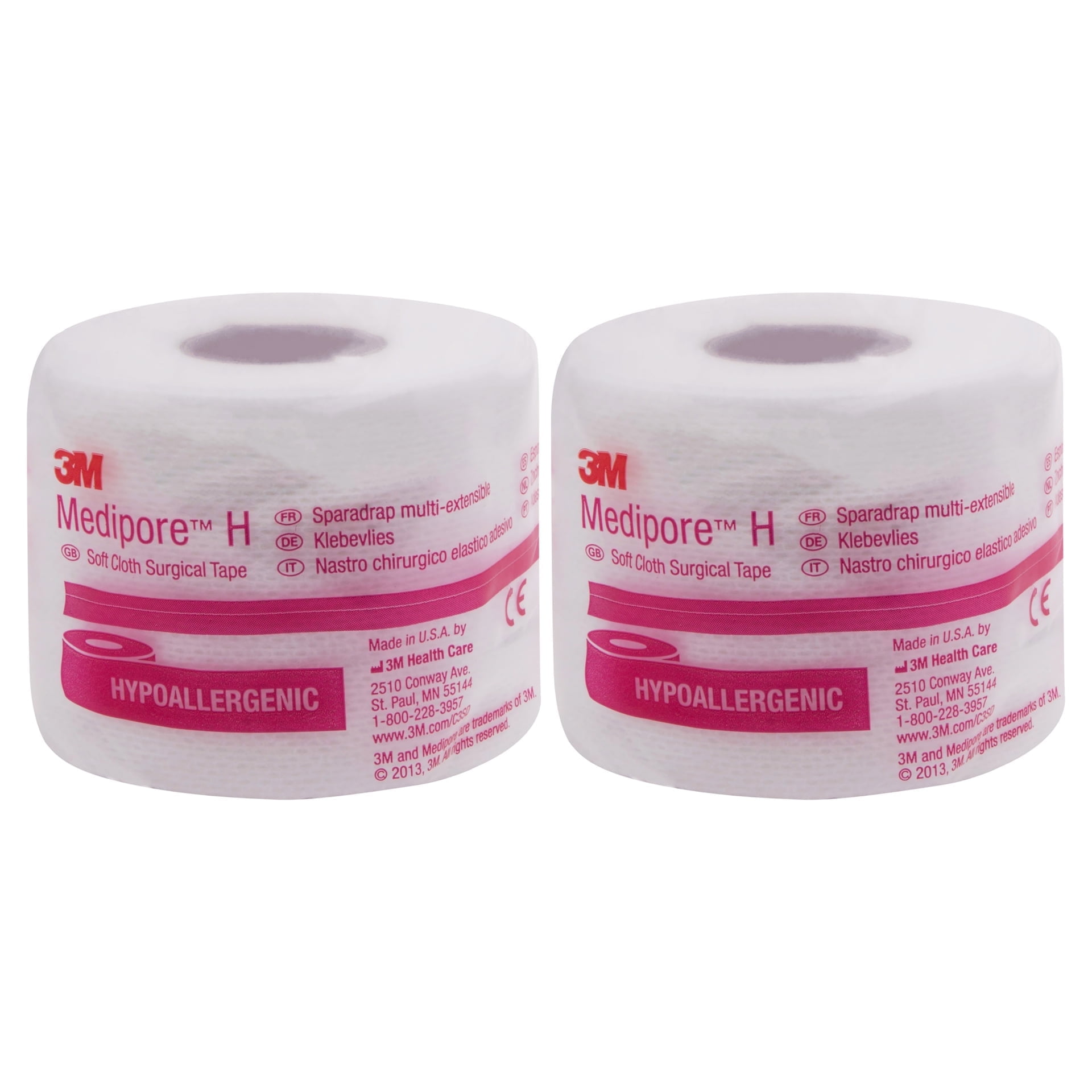 "3M Medipore H Soft Cloth Surgical Tape, Hypoallergenic Medical First ...