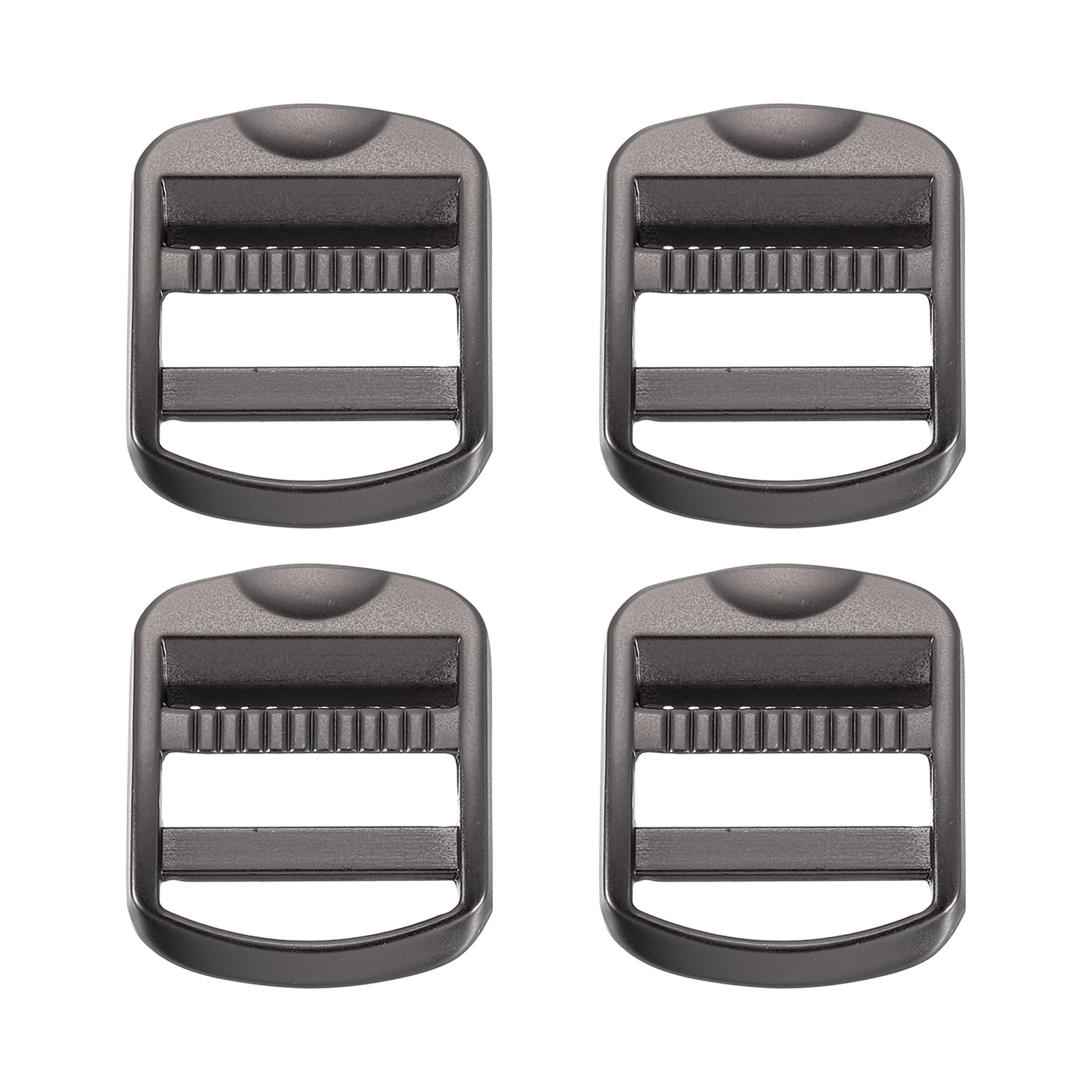 4 Pack Metal Ladder Lock Buckles, 1 inch Tri-Glide Lock Slider Buckle ...