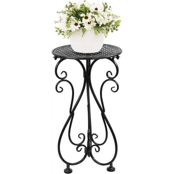 4-Pack Metal Plant Stand for Indoor Outdoor, Heavy Duty Flower Pot ...