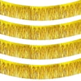 4 Pack Metallic Foil Fringe Tinsel Banner, Total 39 Feet Multi-Color ...