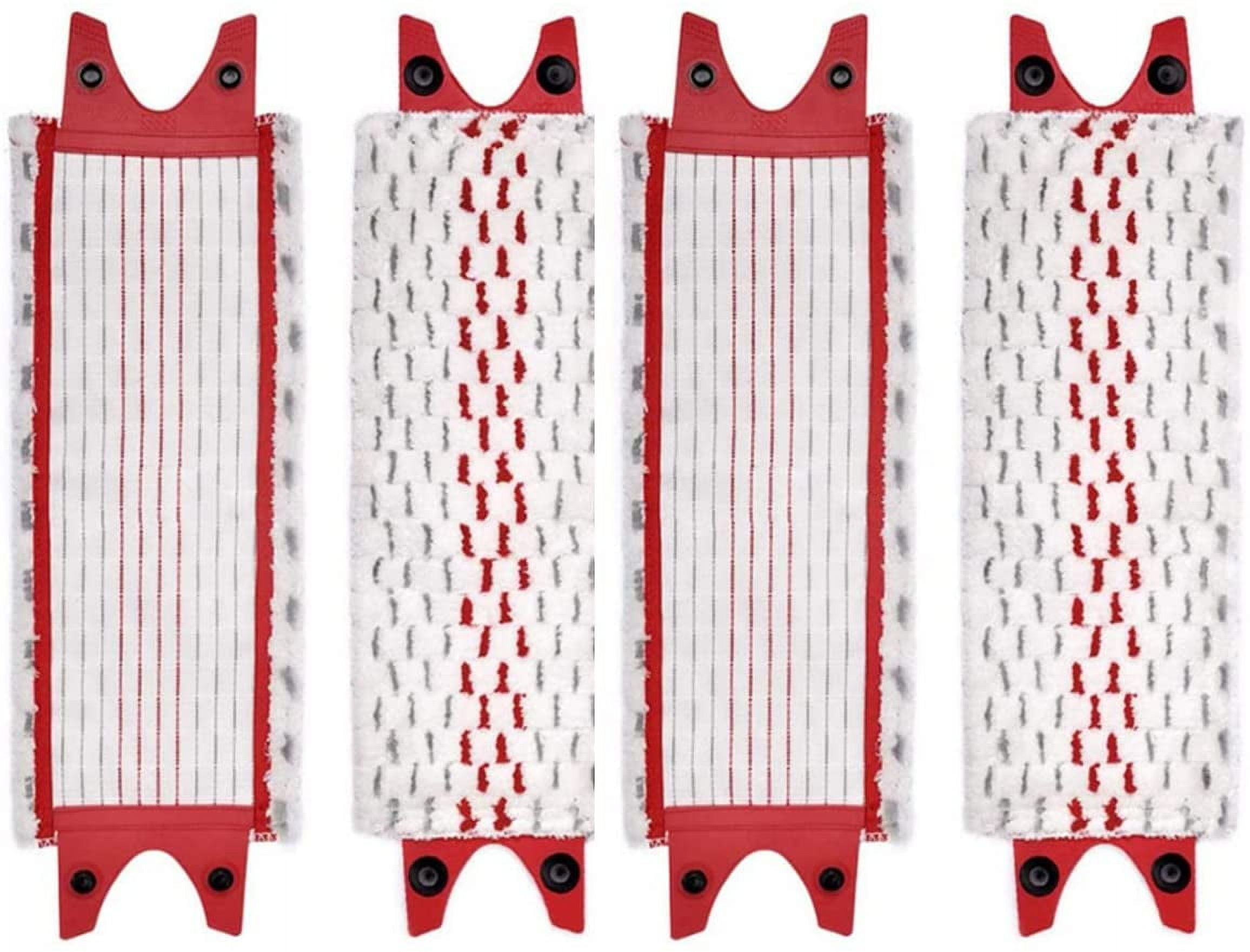 4 Pack Microfibre Refill Pad Compatible with Vileda Ultramax Mop ...