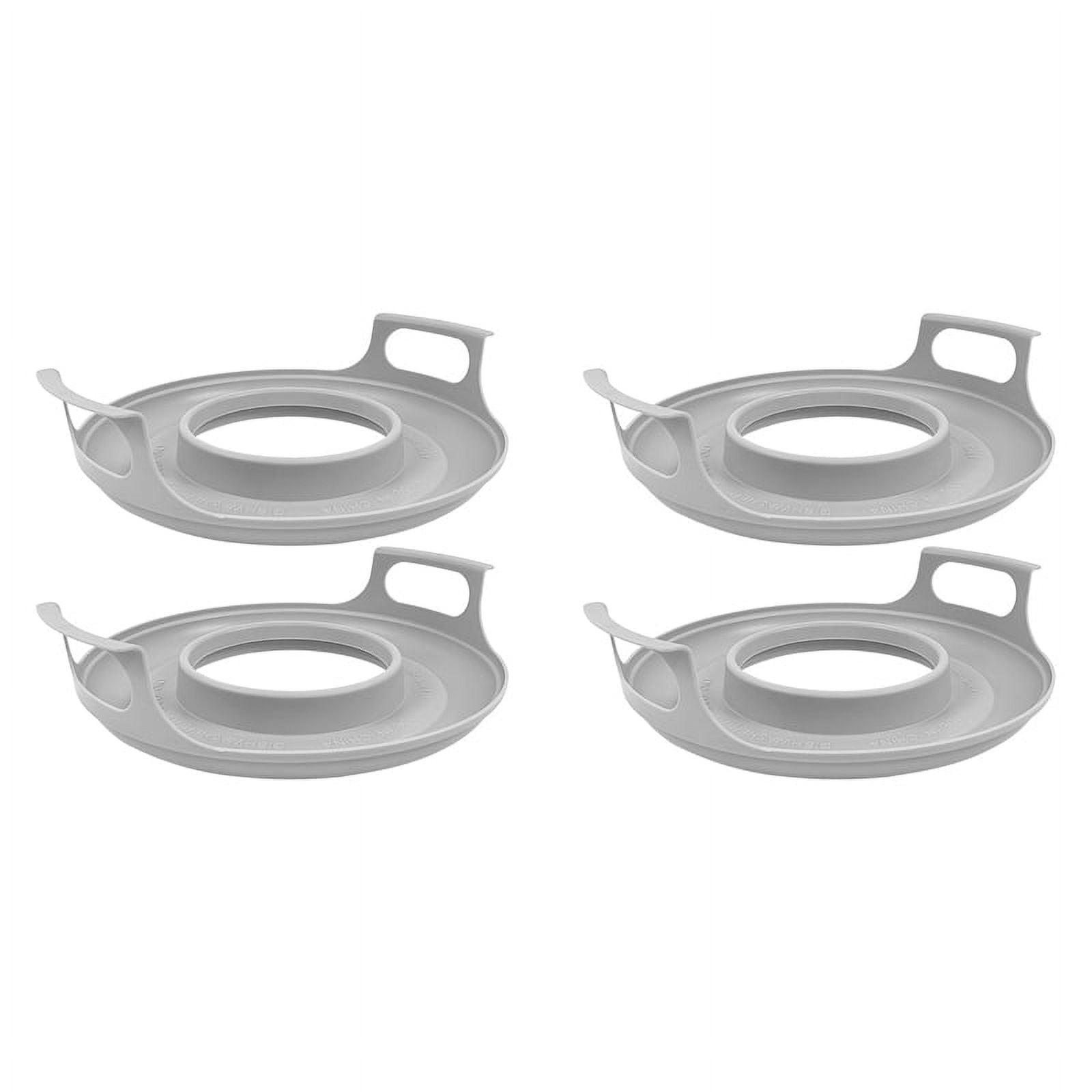 4 Pack Microwave Bowl Holder with Handles - Microwave Cool Plate ...