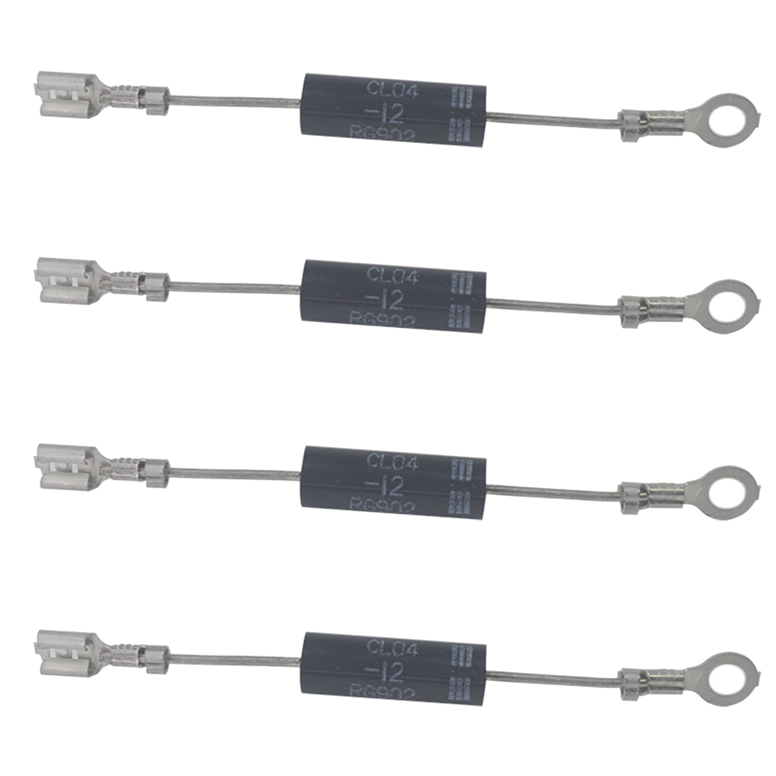 4 Pack Microwave Diode Black Metal Accessories Voltage Diode Quick ...