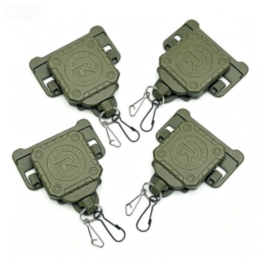 4-Pack Military Tactical Gear Retractor Molle Tactical Gear Tether ...