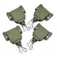4-Pack Military Tactical Gear Retractor Molle Tactical Gear Tether ...