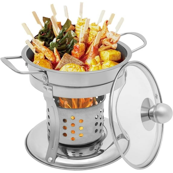 4-Pack Mini Chafing Dish Buffet Full Set, 1.3Qt Stainless Steel ...