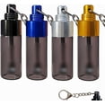 4-Pack Mini Glass Storage Jars, Airtight & Waterproof Containers ...