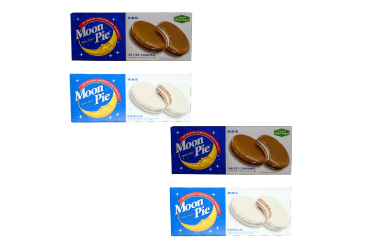 (4) Pack Mini Salted Caramel & Vanilla Marshmallow Sandwiches ...