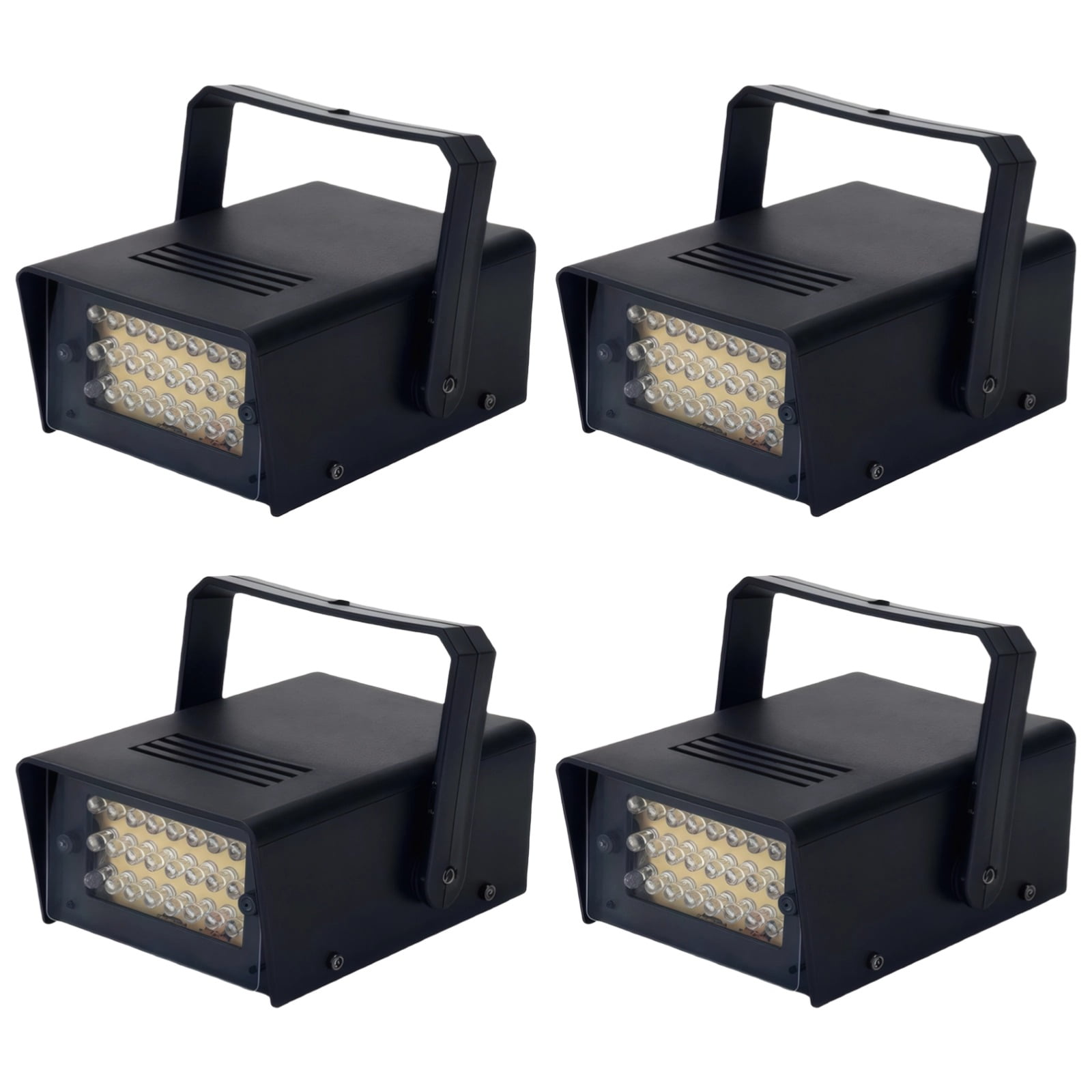 4 Pack Mini Strobe Lights, 24 LED Halloween Strobe Lights with ...