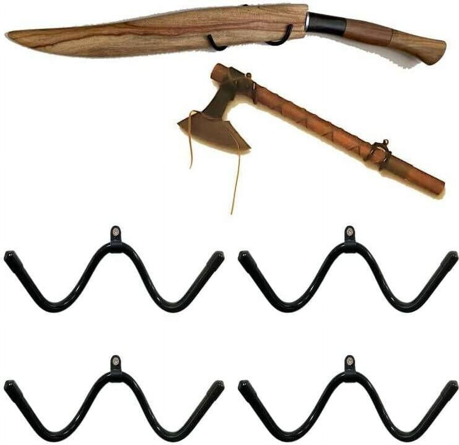 4 Pack Mini Sword Display Rack Sword Wall Mount Sword Wall Rack Sword ...