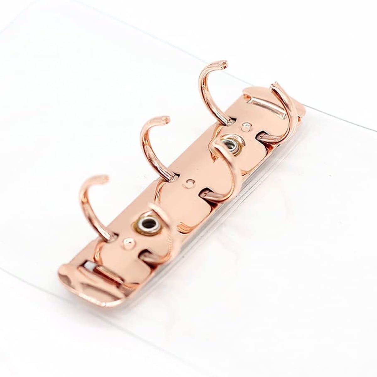 4 Pack Mini Transparent 3 Ring Binder Covers Clear Soft PVC Notebook ...