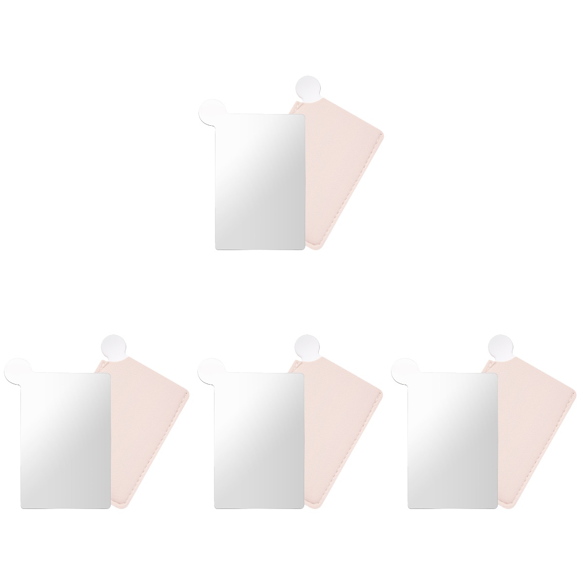 4 Pack Mirror Palette Mirrors Foundation Plate Makeup Color Mixing ...